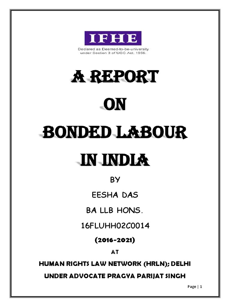 Bonded Labour | PDF | Employment | Social Institutions