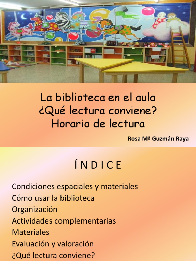 La Biblioteca en El Aula. Rosita | PDF | Bibliotecas | Libros