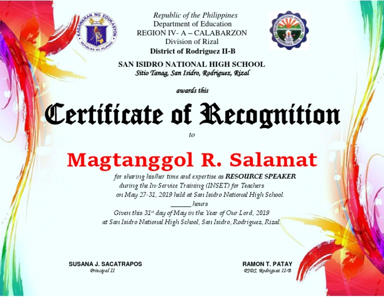 Certificate Facilitator | PDF