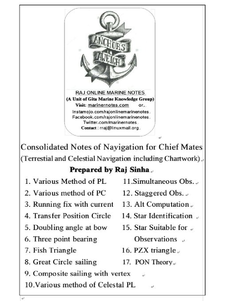 Navigation 1st Mate | PDF | Compass | Angle
