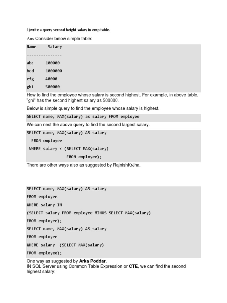 Accenture Interview Qustion Ans Answer | PDF | Array Data Structure | Software Engineering