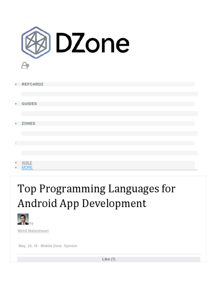 A List of Android Languages | PDF | Java (Programming Language ...