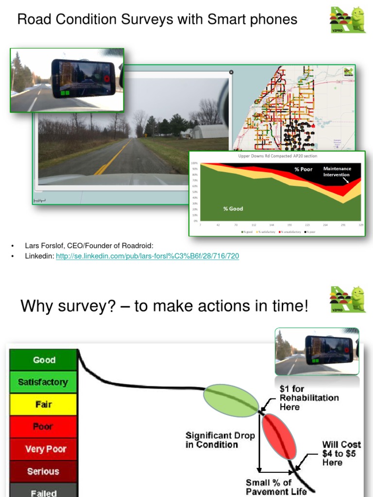 Roadroid: Smartphone-Based Road Surveys | PDF