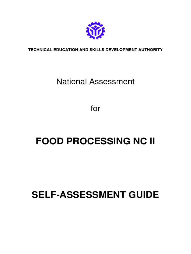 Food Processing NC II - SAG | PDF | Specification (Technical Standard ...