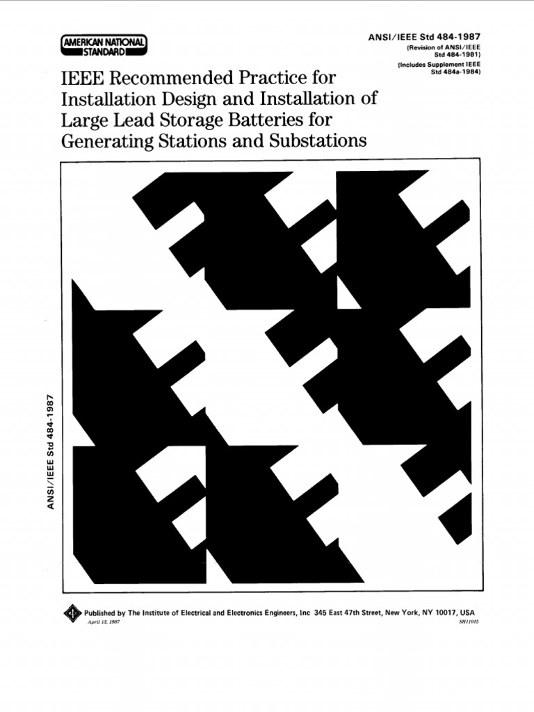Ieee Recommended Practice For Installation Design and Installation ...