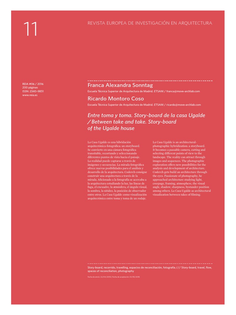 Coderch Casa Ugalde | PDF | Percepción | Perspectiva (Gráfica)