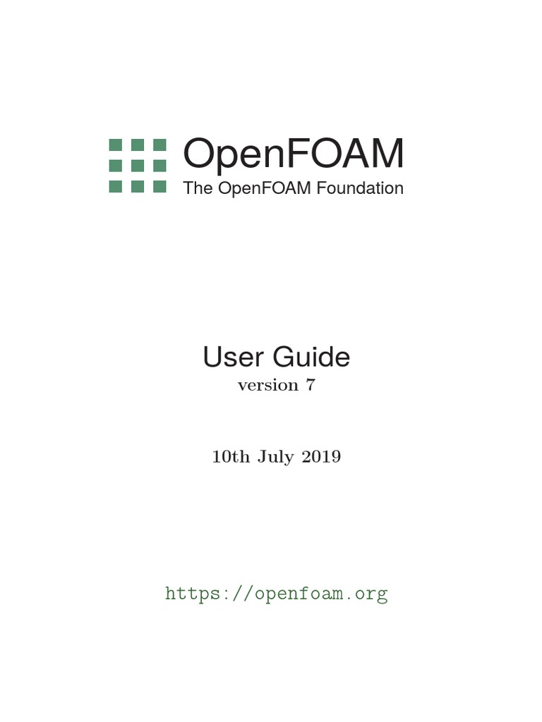 Openfoam: User Guide | PDF | License | Treaty