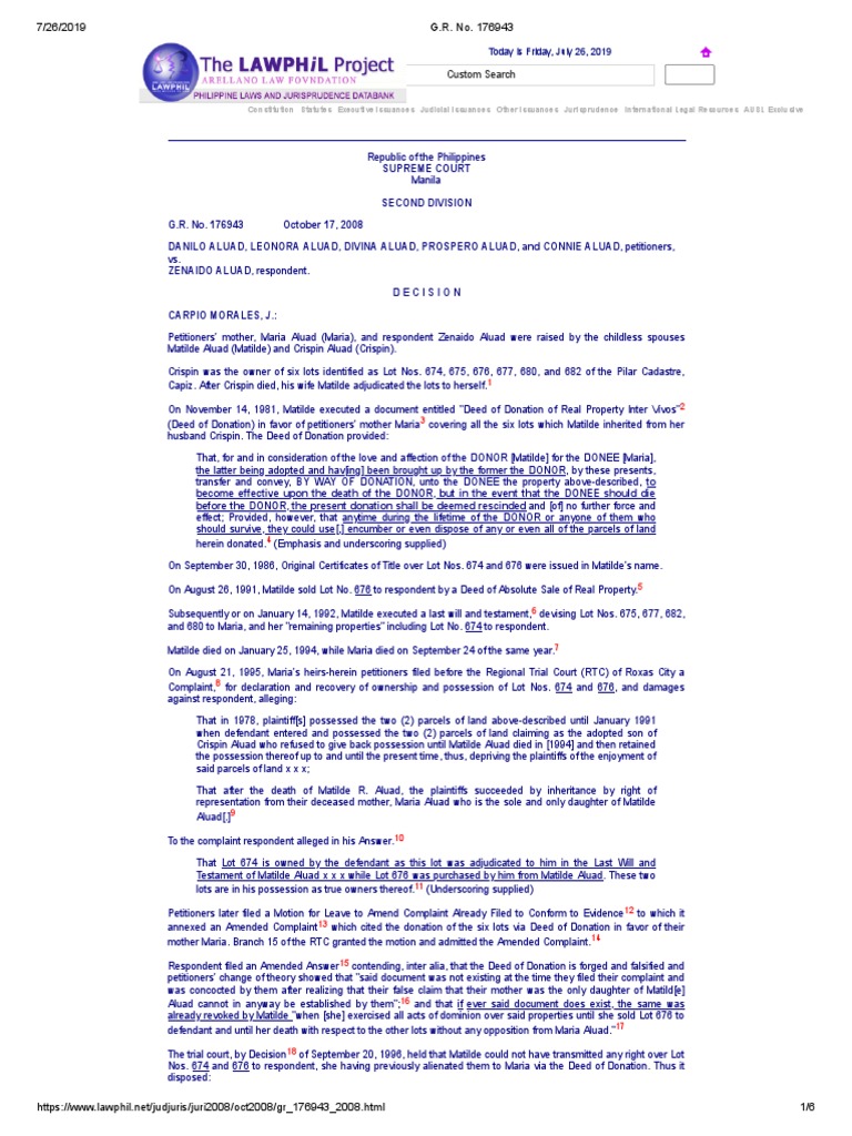 Alaud Vs Alaud | PDF | Will And Testament | Lawsuit