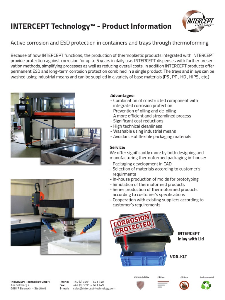 INTERCEPT Technology™ - Product Information | PDF | Packaging And ...