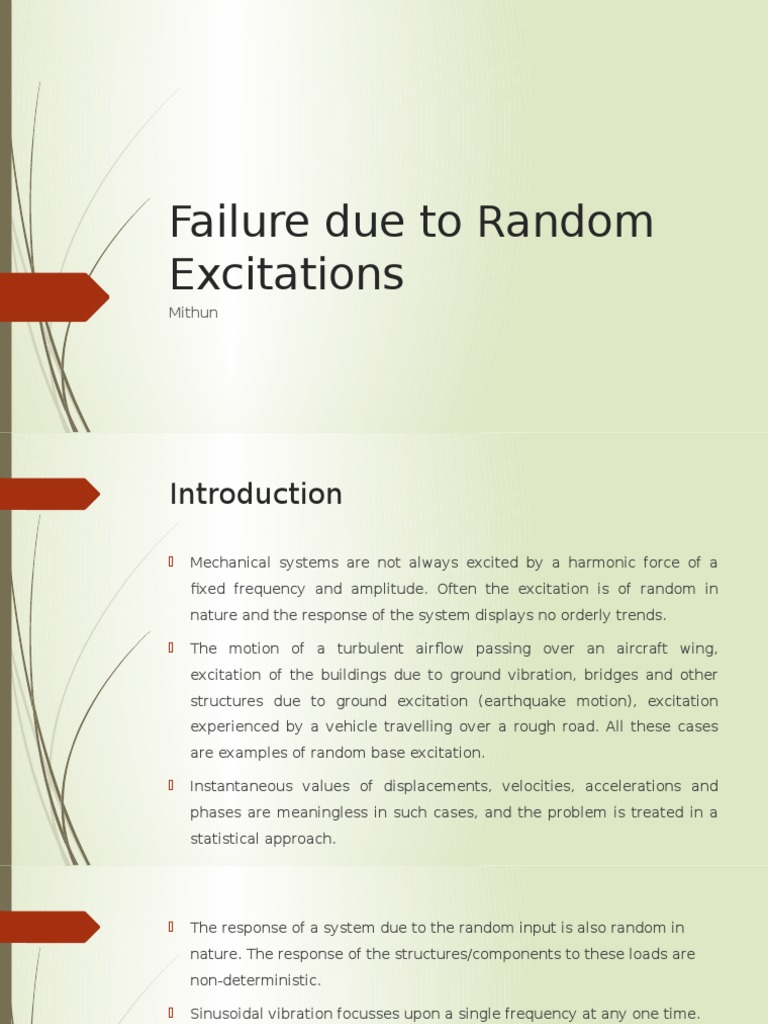 Random Vibration Fatigue | PDF | Spectral Density | Fatigue (Material)