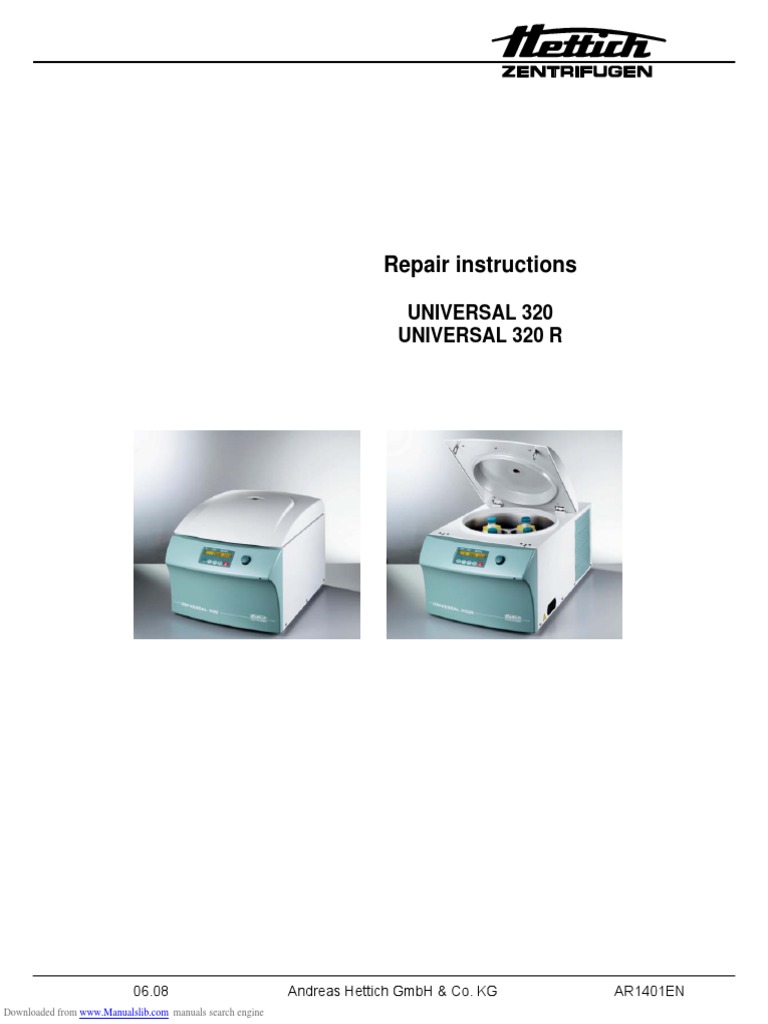 Universal 320 R | PDF | Electric Motor | Switch