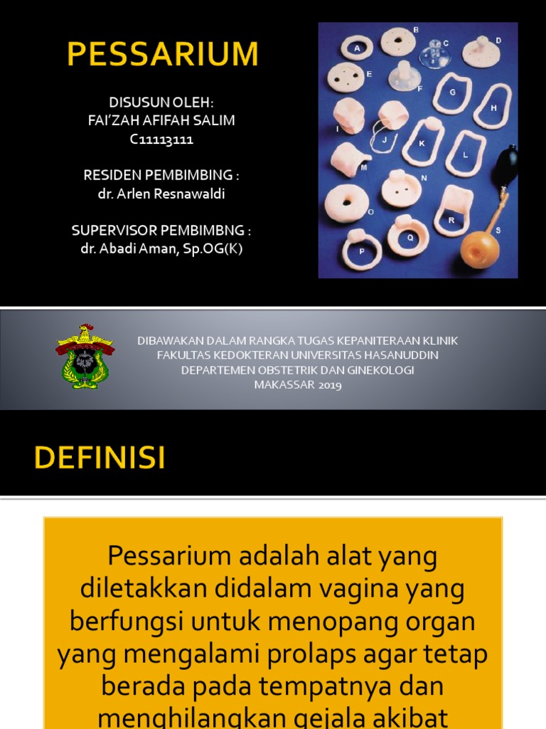 Pemasangan Pessarium Fix | PDF
