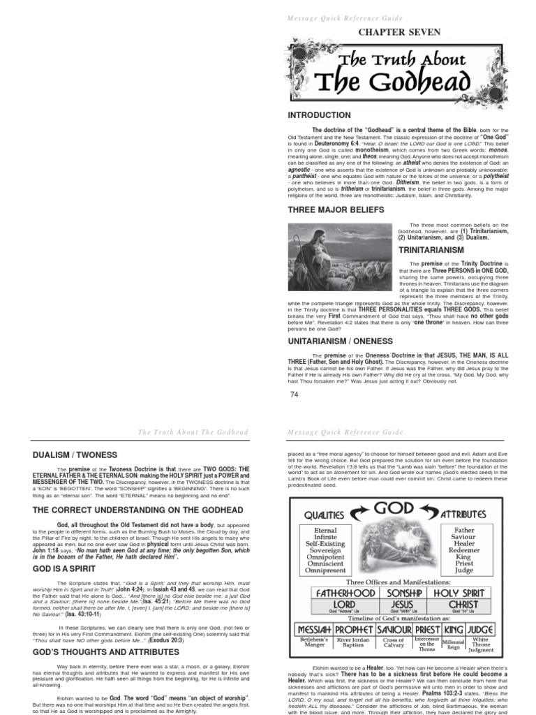 Chapter Seven: Message Quick Reference Guide | Download Free PDF | God ...