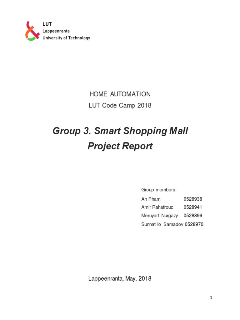 Smart Shopping Mall Report | PDF | Wi Fi | Network Topology