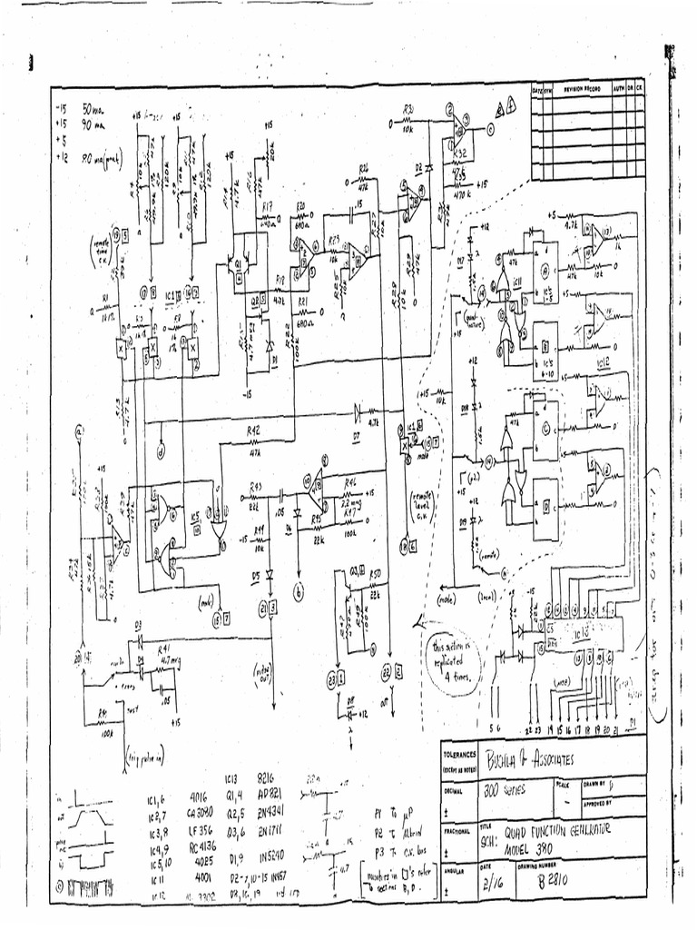 Buchla 300 Series Schematics | PDF