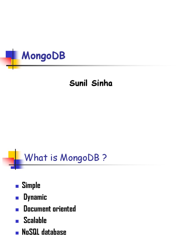 Mongo DB | Download Free PDF | Mongo Db | No Sql