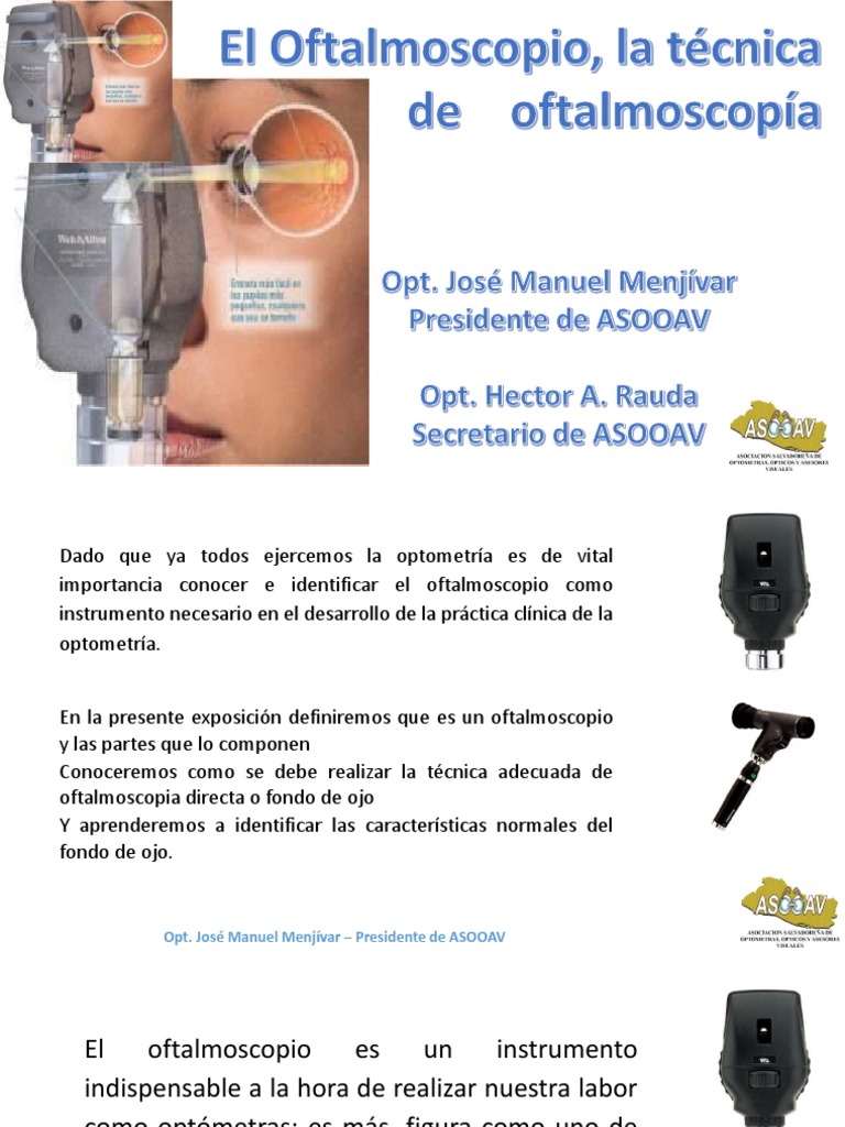 Presentacion de Oftalmos | PDF | Ojo humano | Sistema visual