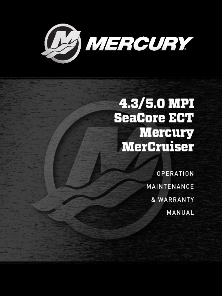 4.3/5.0 MPI SeaCore ECT Mercury Manual | PDF | Fuel Injection | Exhaust Gas