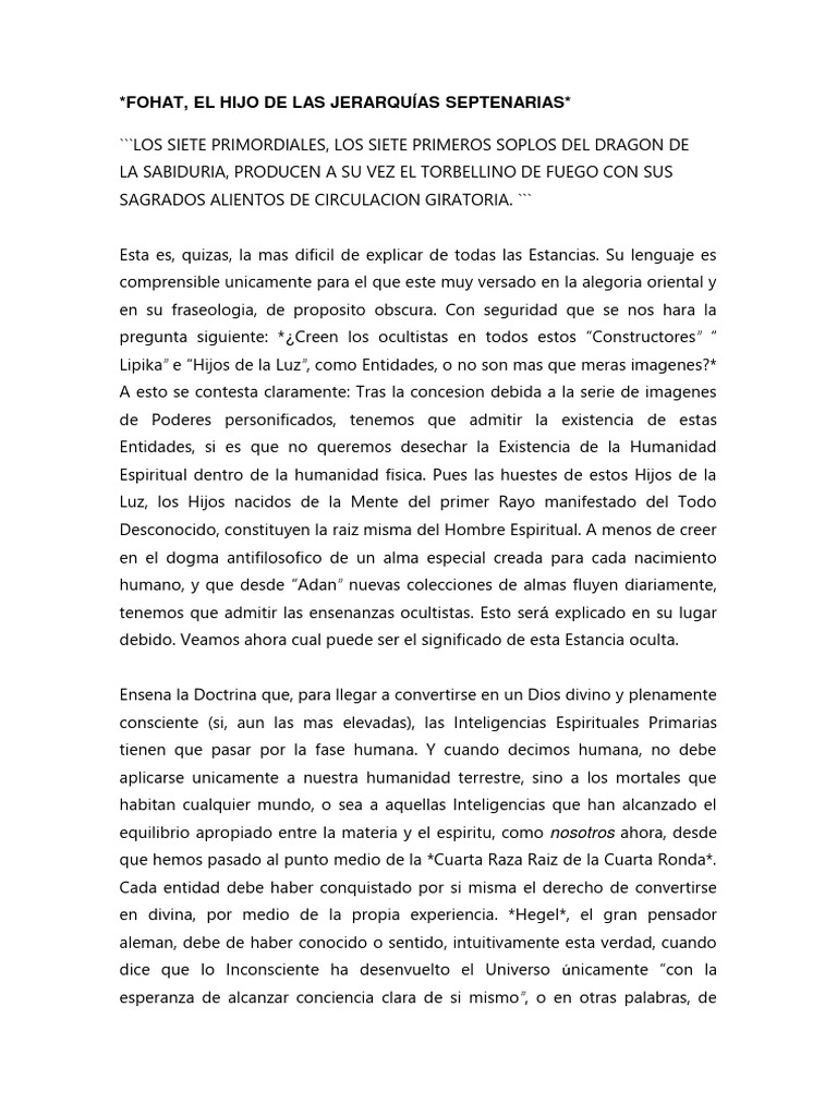 FOHAT | PDF | Gautama Buddha | Alma