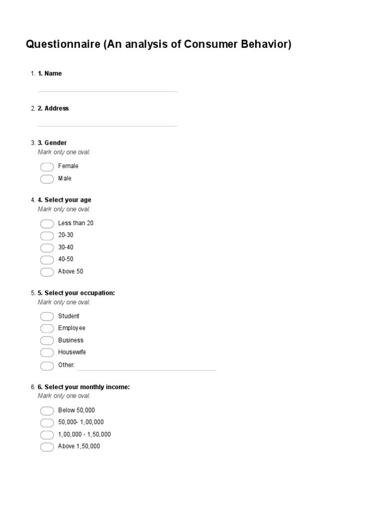 AN Analysis of Consumer Behavior | PDF | Consumer Behaviour | Behavior