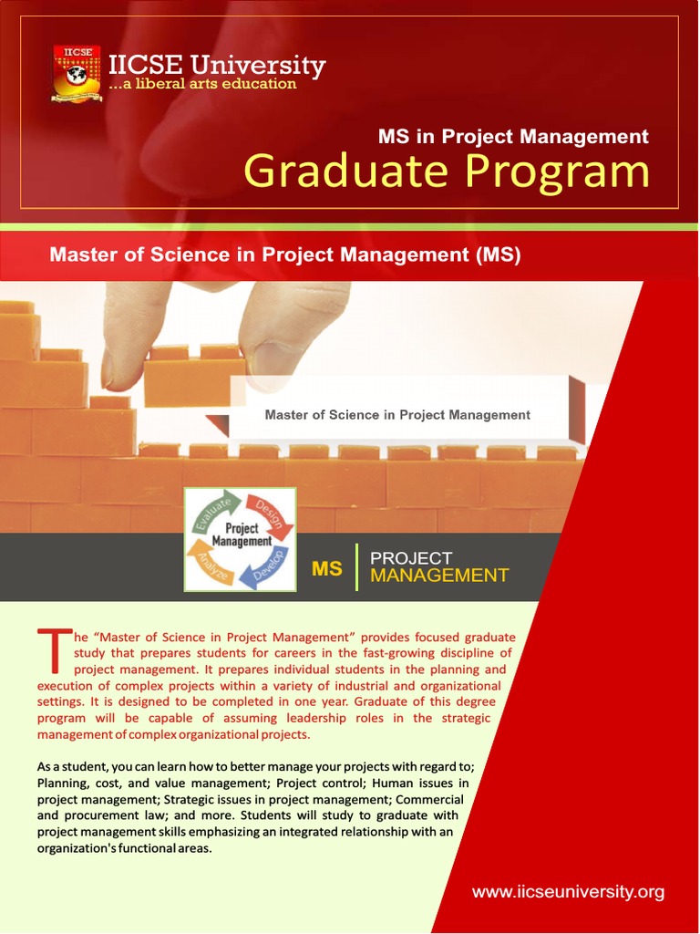 Course Outline Ms Project Management | Download Free PDF | Master Of ...