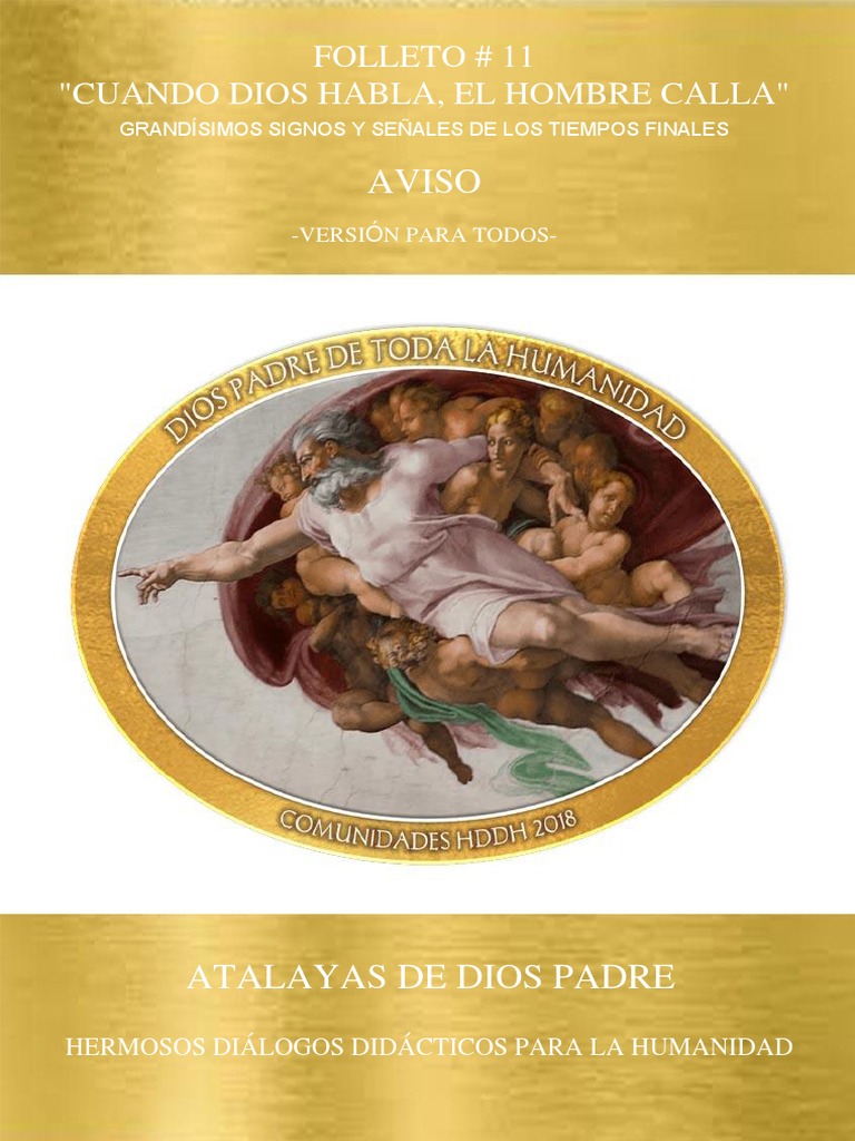 Folleto #11 Cuando Dios Habla El Hombre Calla | PDF | Pentecostés | Israel