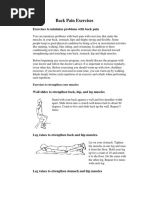 Spine Conditioning Program - OrthoInfo - AAOS | PDF | Anatomical Terms ...