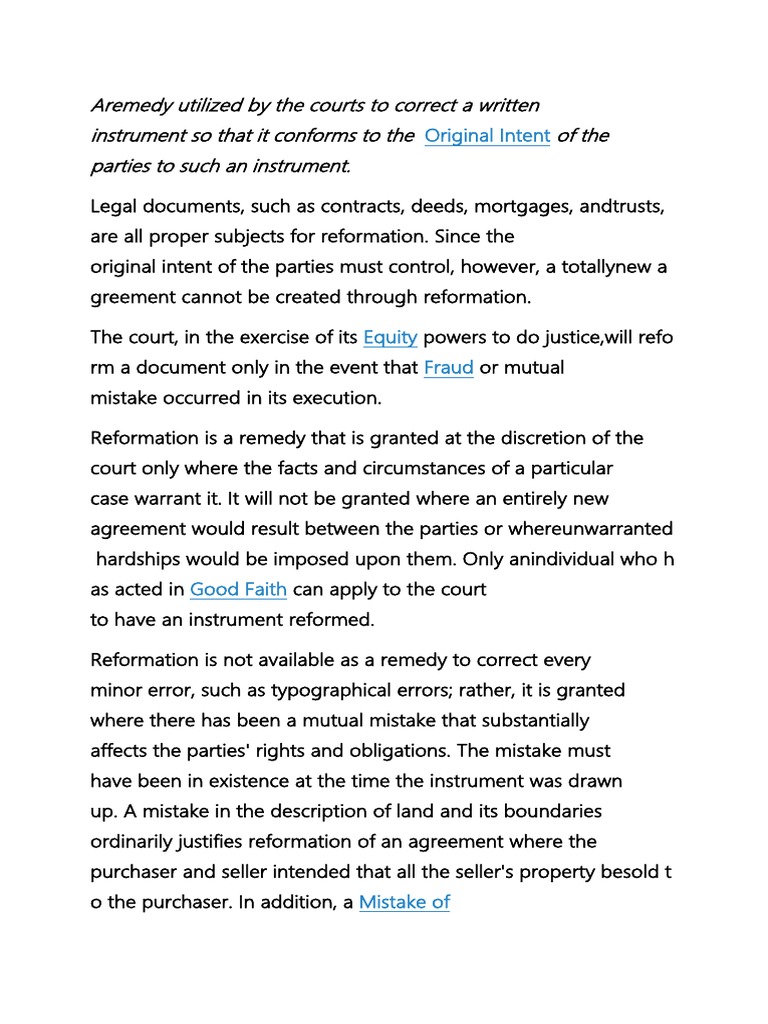 Research FR Reformation | PDF | Civil Law (Legal System) | Law And ...