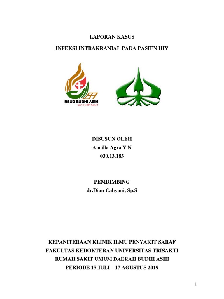 Case Infeksi Intrakranial Pada HIV | PDF