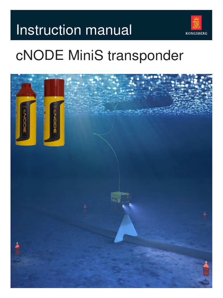 Cnode Minis Transponder: Instruction Manual | PDF | Battery Charger ...