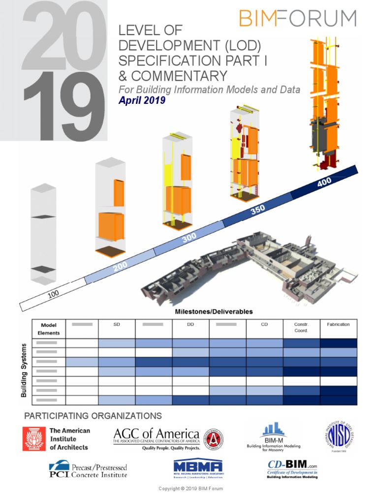 LOD Spec 2019 Part I and Guide 2019 04 29 PDF | PDF | Specification ...