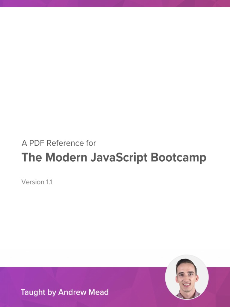 2.1 The Modern JavaScript Bootcamp by Andrew Mead (v1.1) PDF | Download Free PDF | Fahrenheit ...