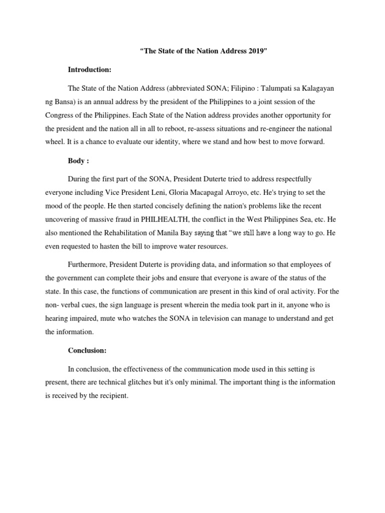 Presidential Communication | PDF