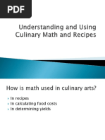Essential Math Skills for Cooking | PDF | Tablespoon | Cooking