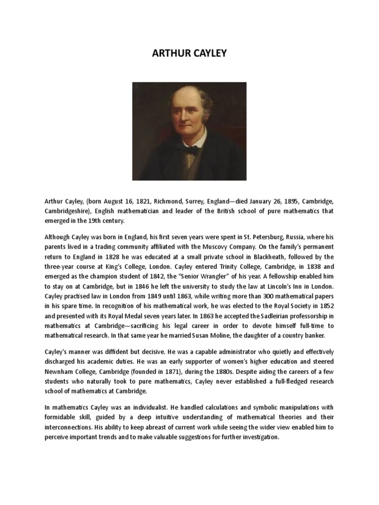 Arthur Cayley