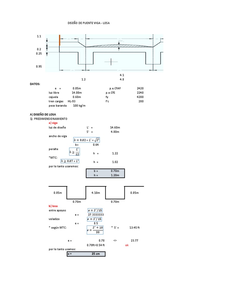 Puente Viga Losa Imprimir Pdf