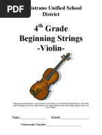 Suzuki Violin 12-Week Lesson Plan KC-MMTC | PDF | Violin | Music Education