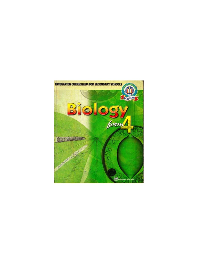 Biology Form 4 | PDF