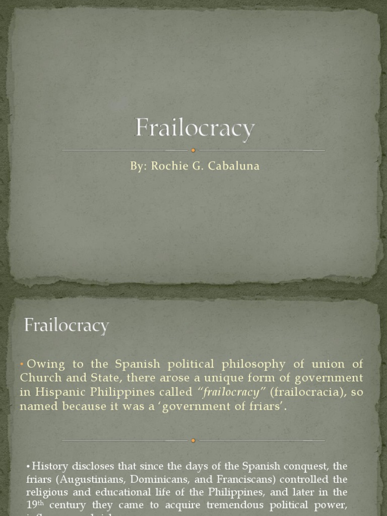 Frailocracy | PDF
