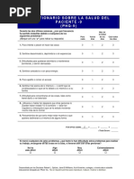 Cuestionario Gad 7 | PDF | Ansiedad | Trastornos mentales y conductuales