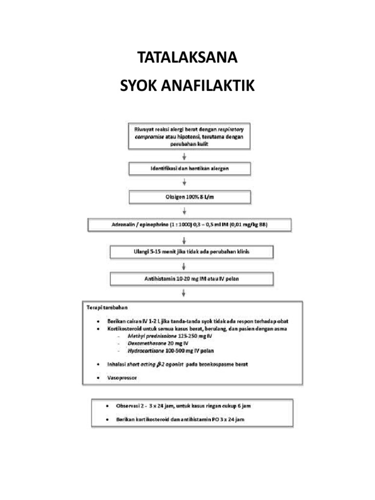 Protap Syok Anafilaktik | PDF