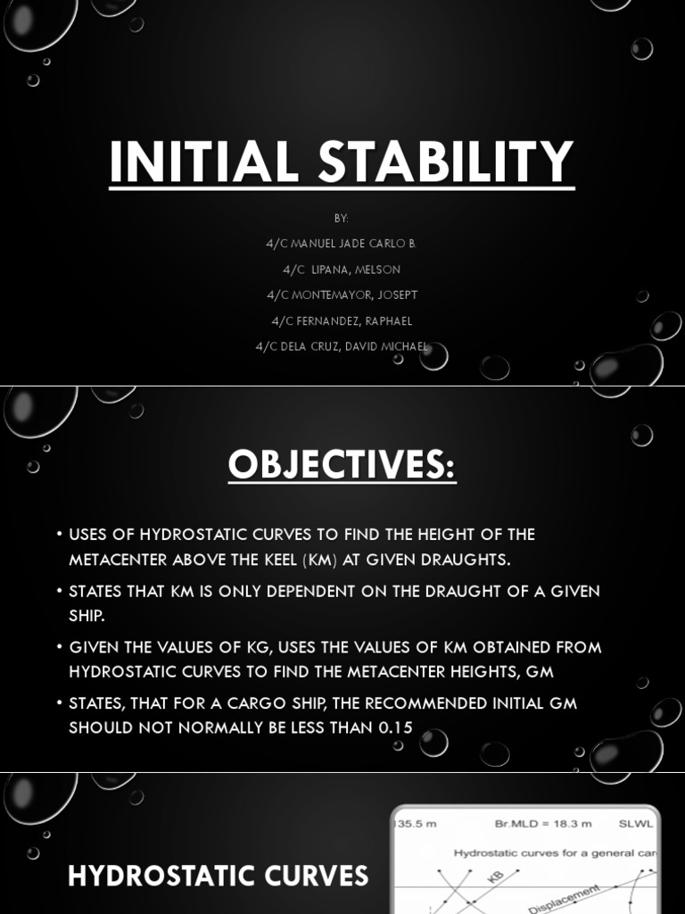 Initial Stability | PDF | Classical Mechanics | Watercraft