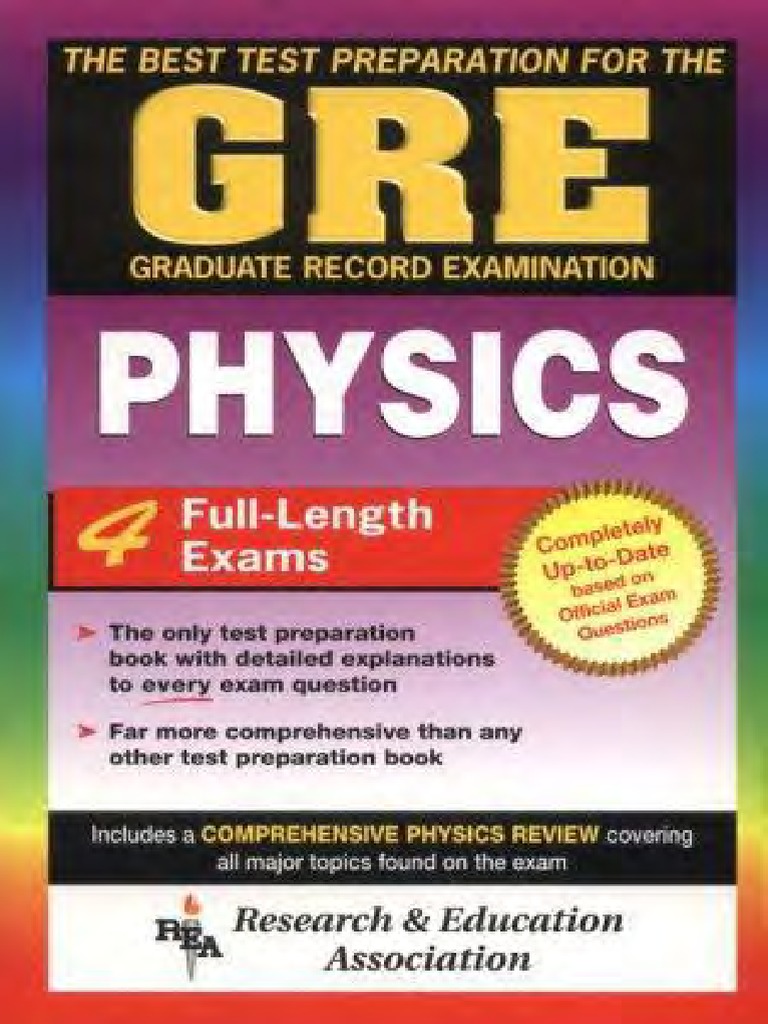 GRE Physics - The Best Test Prep For The GRE - @physlib PDF | PDF