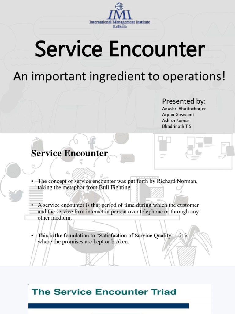 Understanding Service Encounters in Business | PDF | Cognitive Science ...