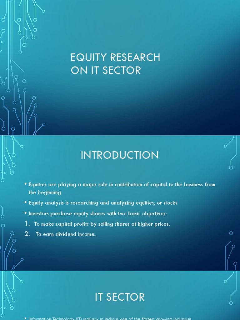Equity Research | PDF | Stocks | Dividend