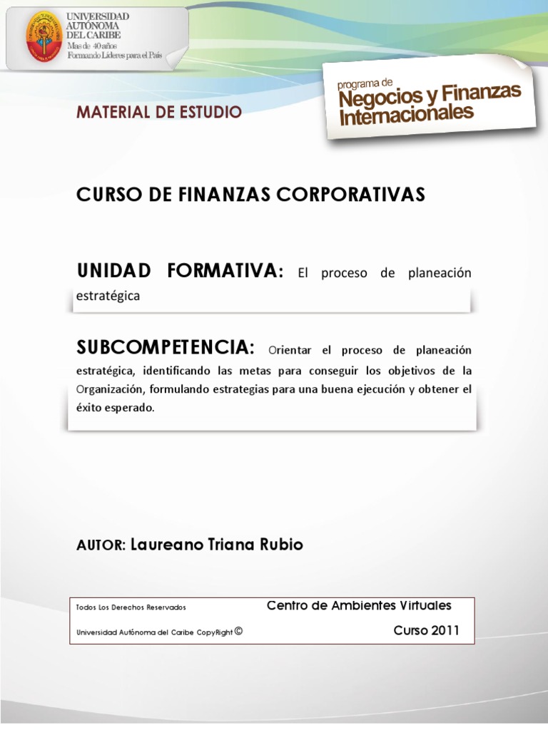 Material Descargable | PDF | Planificación | Presupuesto
