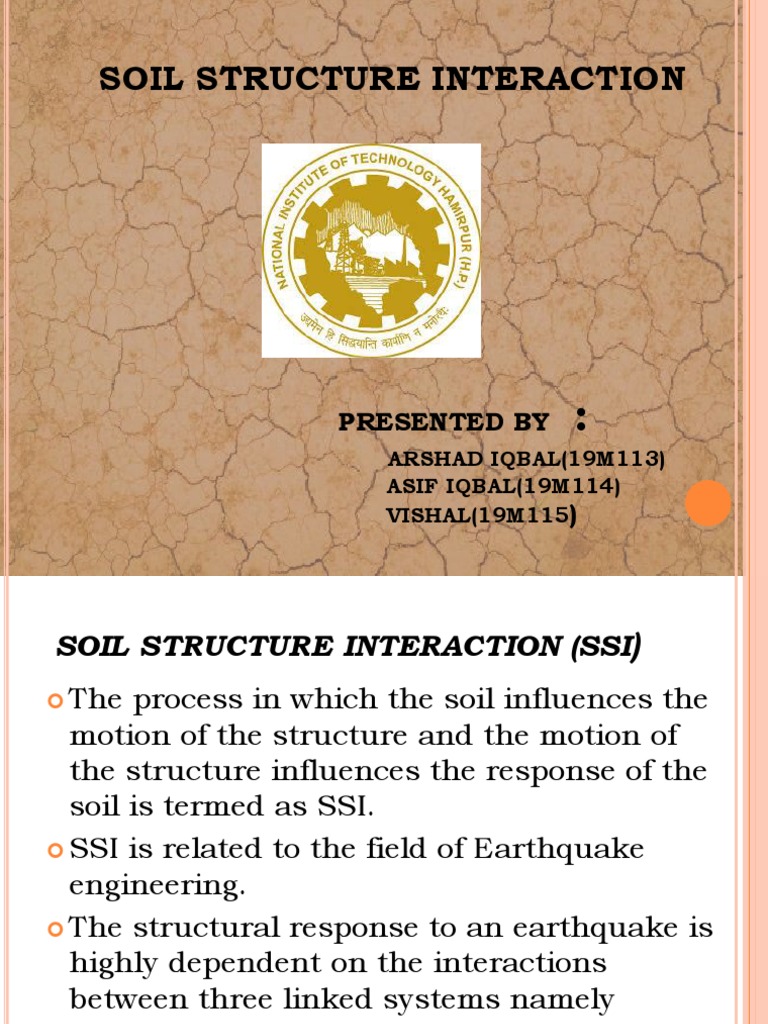 Soil Structure Interaction (Ssi) | PDF | Mechanics | Applied And ...