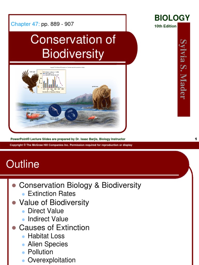 Conservation of Biodiversity: Biology | PDF | Biodiversity ...