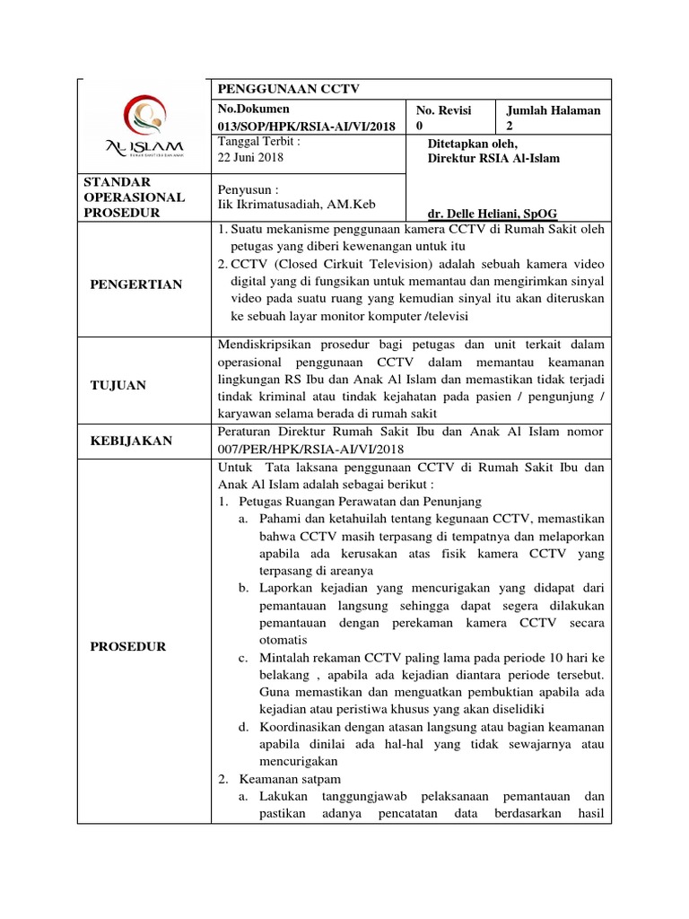 Memantau Keamanan dengan CCTV | PDF