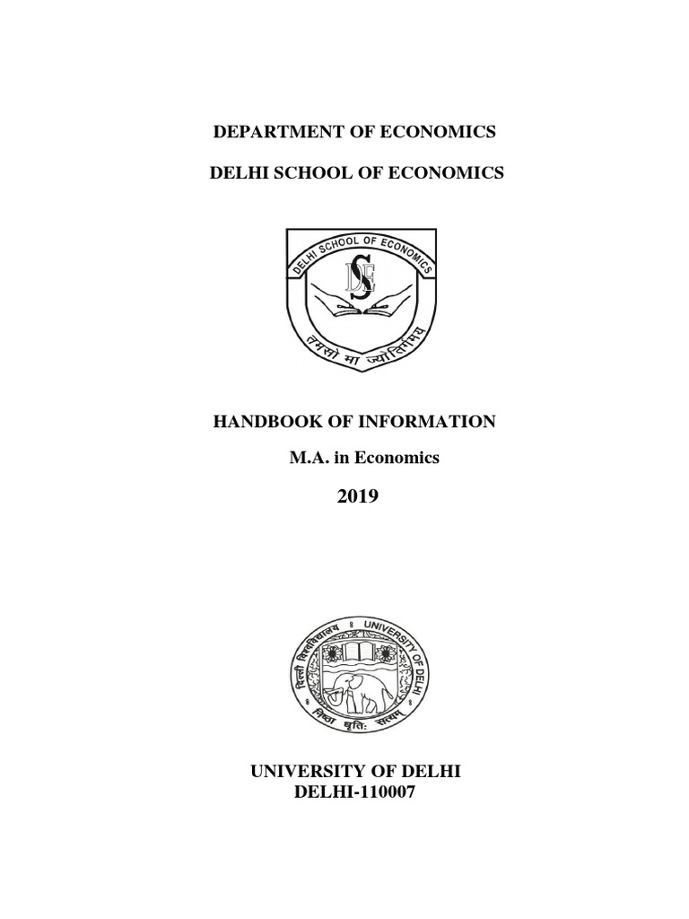 MA Handbook of Information 2019 | PDF | University And College ...